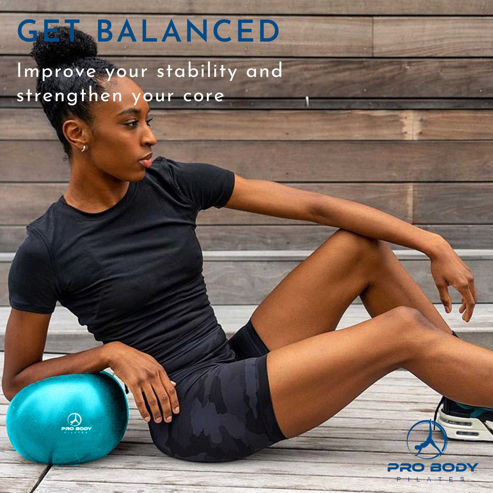 Mini Exercise Ball for Stability, Fitness, Pilates, Yoga, and Balance ...